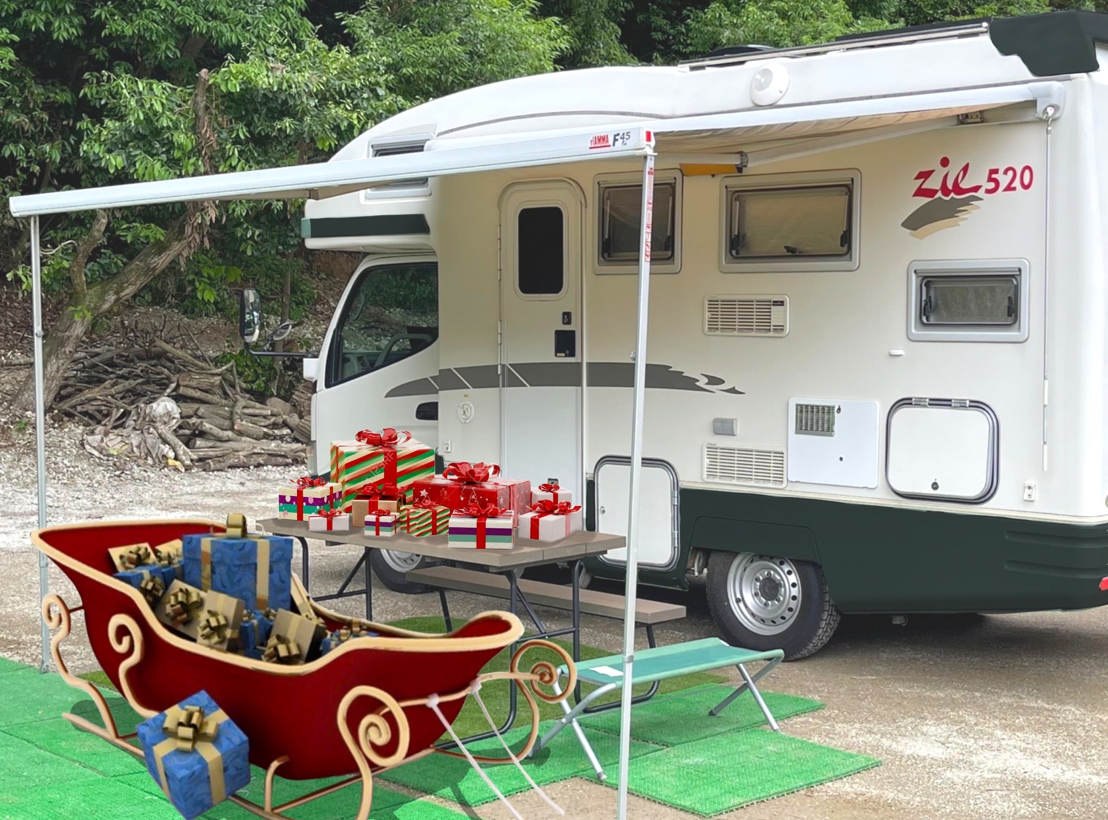 arkforest campsite | アークの森キャンプ場バーベキューエリア